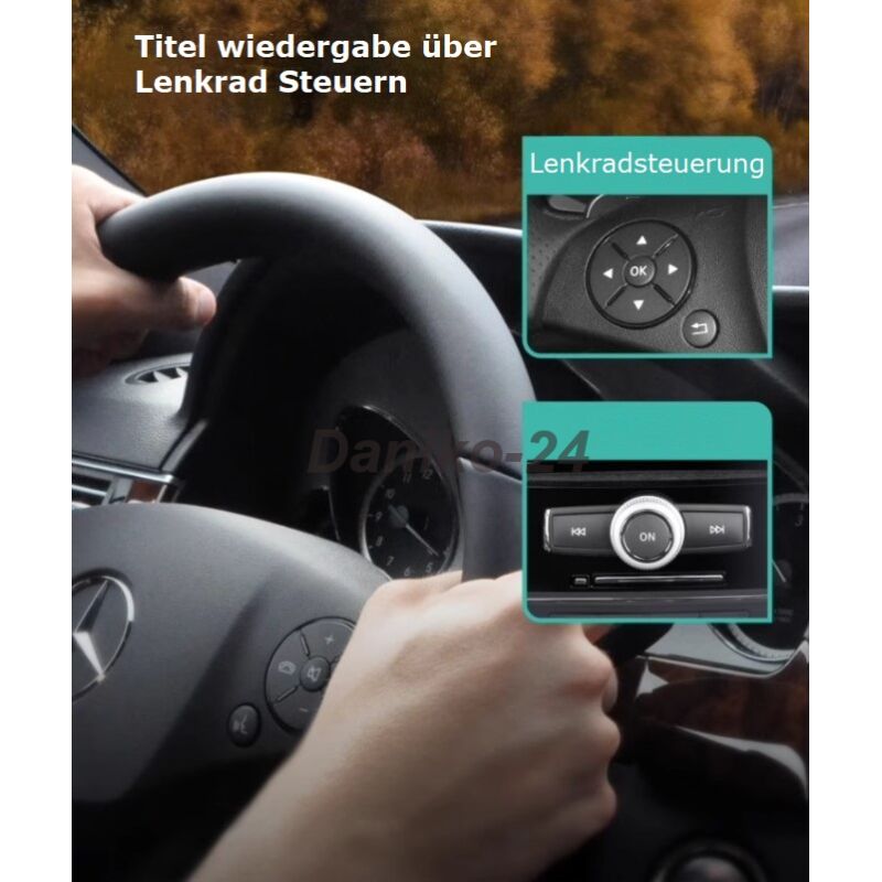 Mercedes AMI Bluetooth Adapter – aptX-HD & Lenkradsteuerung, 79,00